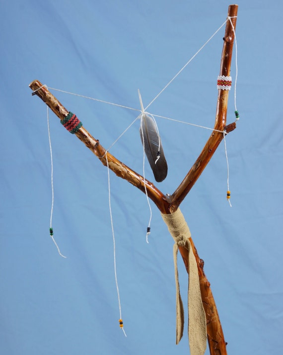 Witches stang walking staff magick staff magic by ShortShaman