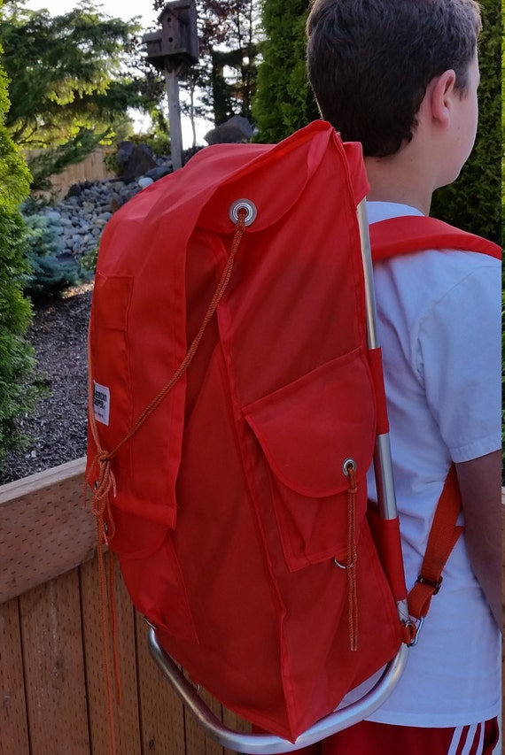 Vintage American Camper Backpack Vintage Backpack Framed