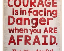Popular items for courage art on Etsy