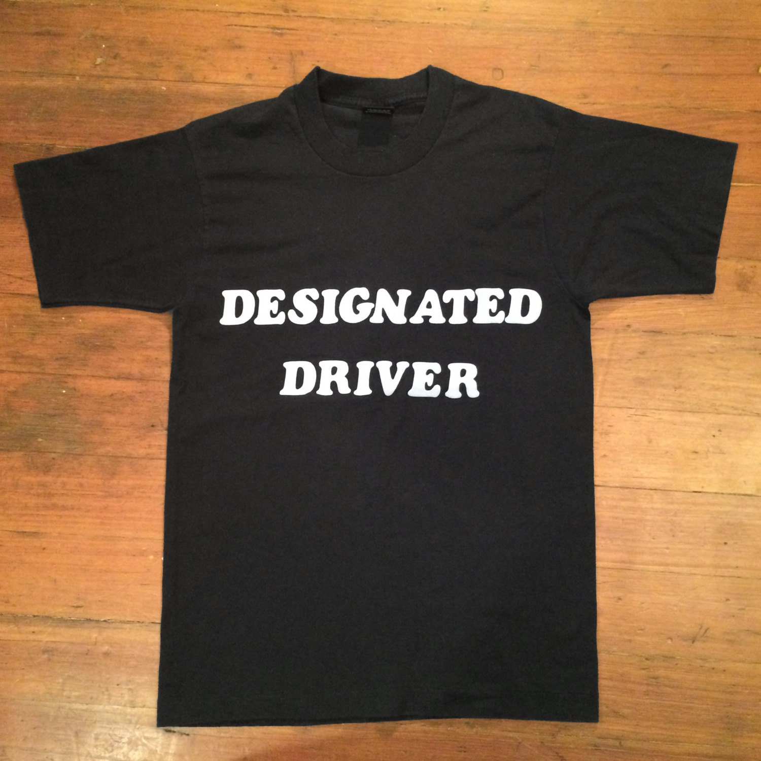 Vintage Felt Letter Designated Driver Screen Stars T-shirt Medium ...