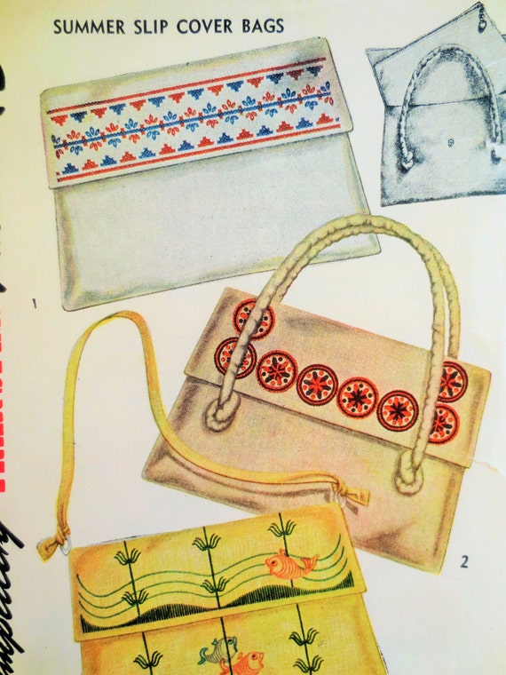 Vintage Simplicity 7374 Sewing Pattern Purse by sewbettyanddot