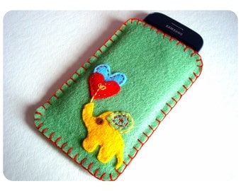 Felt phone case | Etsy
