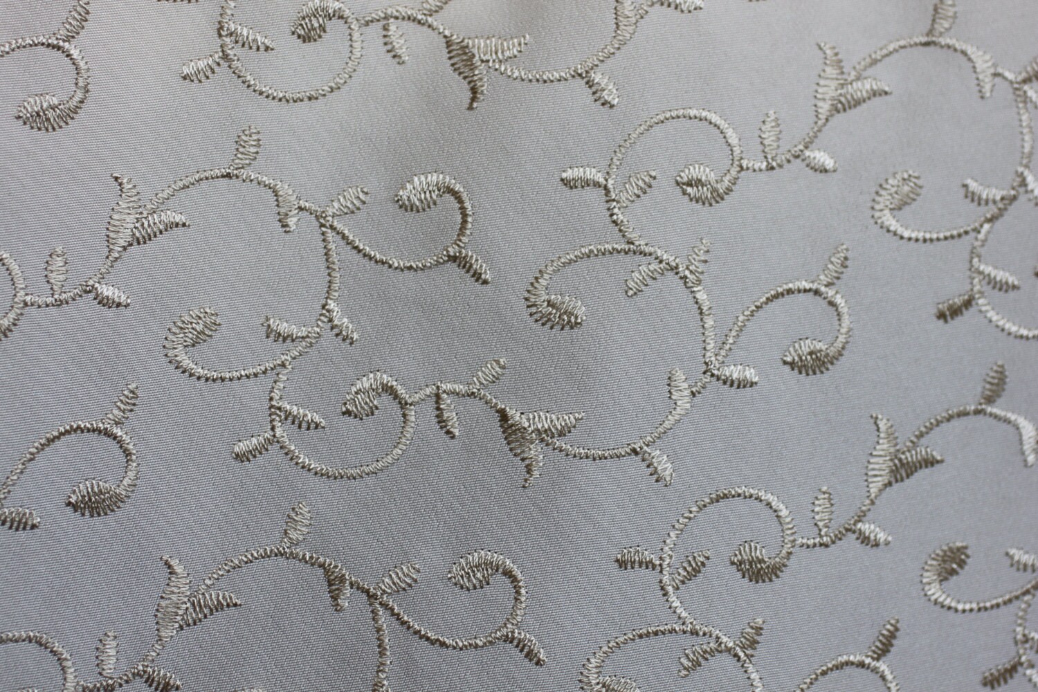 FABRIC Embroidered scroll fabric For Drapery Bedding Dress