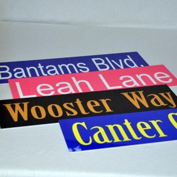 Personalized Street Signs Custom Street Signs by MJMonograms Personalized Street Signs Custom Street Signs by MJMonograms