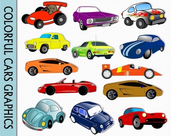 Cars clipart | Etsy