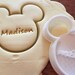 Mickey Mouse PERSONALIZED cookie and fondant cutter