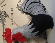 Unique rooster pattern related items | Etsy