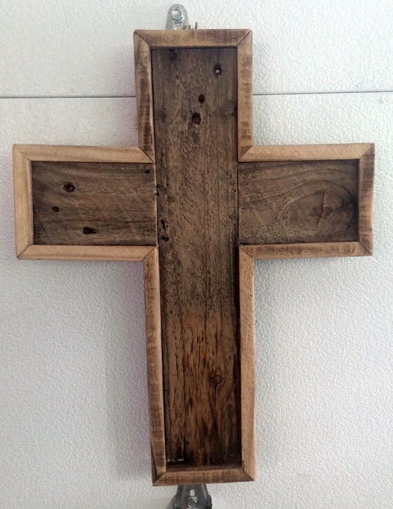 Old Rusty Nail Cross by yourfrenchquarter on Etsy