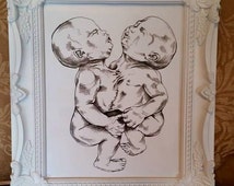 Popular items for conjoined twin on Etsy