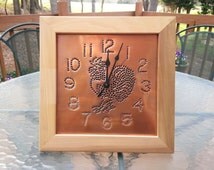 Unique copper wall clock related items | Etsy
