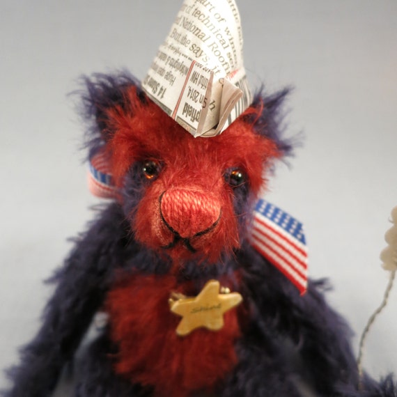 Artist collectable bear Stanley by bug1 on Etsy
