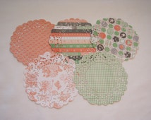 Popular items for colored doilies on Etsy