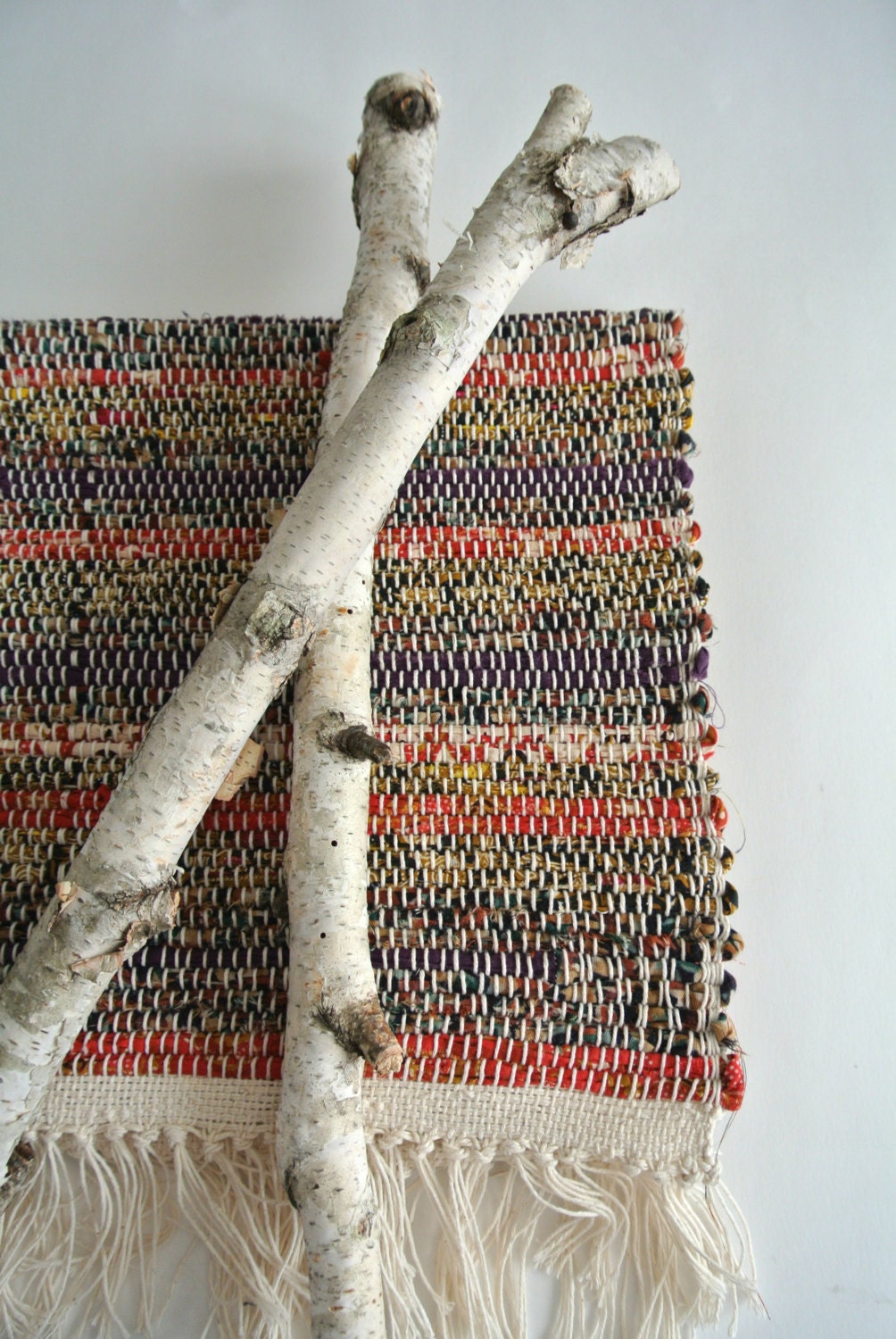 Hand-Woven Rug-Union 36 Rag Rug Loom-Cotton/Cotton Blend