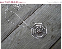 Popular items for spider web necklace on Etsy