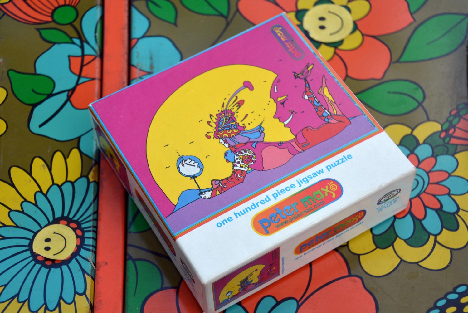 SEALED Vintage Psychedelic PETER MAX Jigsaw Puzzle: Trippy