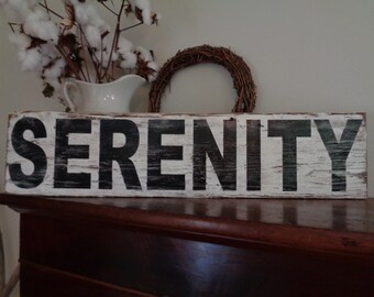 Serenity sign | Etsy
