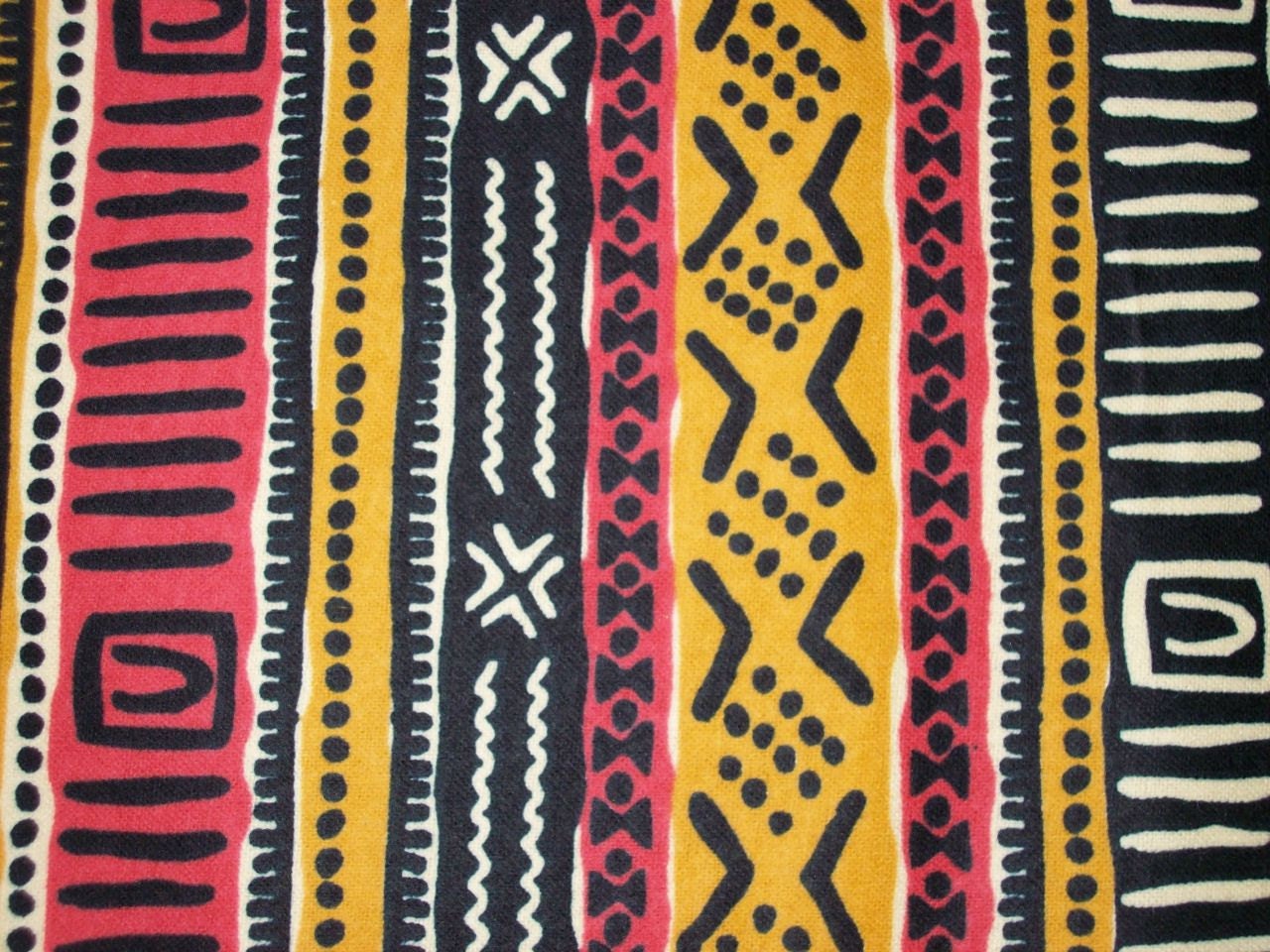 Classic Tribal Print African Inspired fabric Sold Per fat