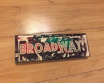 Popular items for broadway sign on Etsy