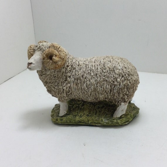 Vintage Stef Model Sheep Ram Figurine