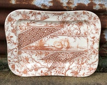 Popular items for transferware platter on Etsy