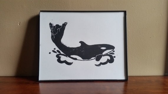 American Sign Language ASL WHALE by IbAli on Etsy