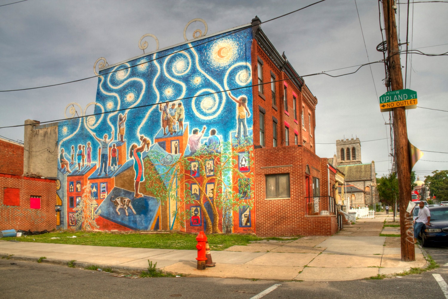 Magic Wall Mural West Philadelphia Urban Landscape