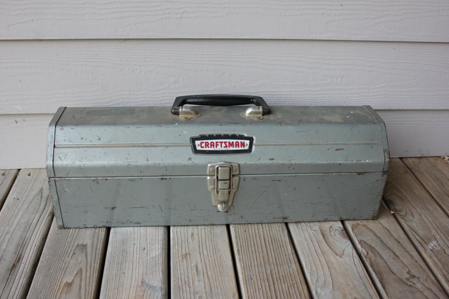 Super Cool Vintage Industrial Style Craftsman Storage Box or Tool Box ...