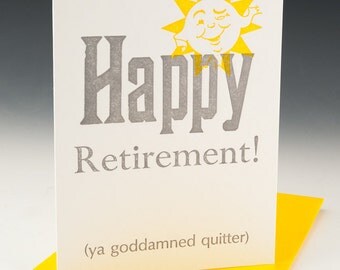 Quitter card | Etsy