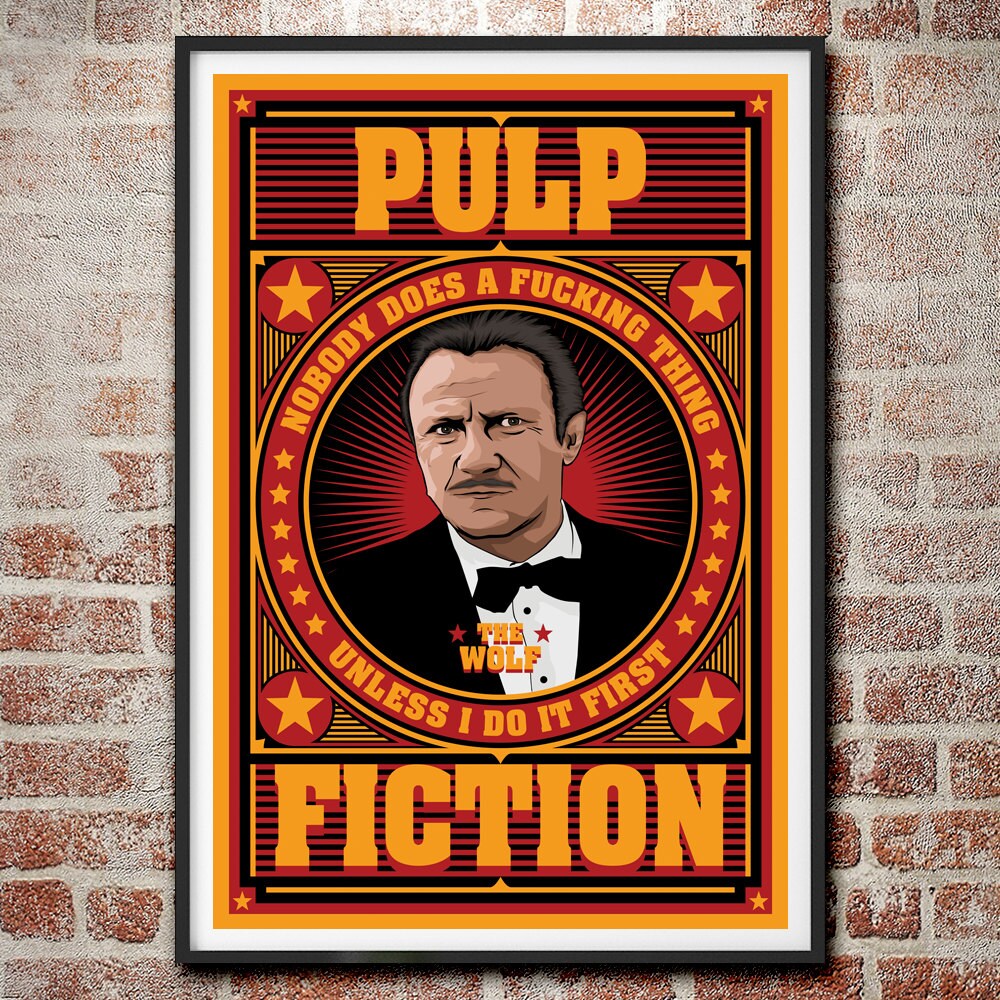 Pulp Fiction: The Wolf Winston Wolfe Movie Poster