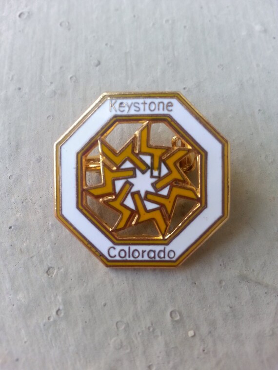 Keystone Colorado Souvenir Pin Colorado Hat Pin State