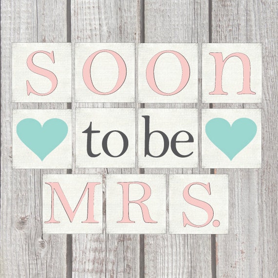 Printable Digital DIY Banner in any color Bride to Be Soon