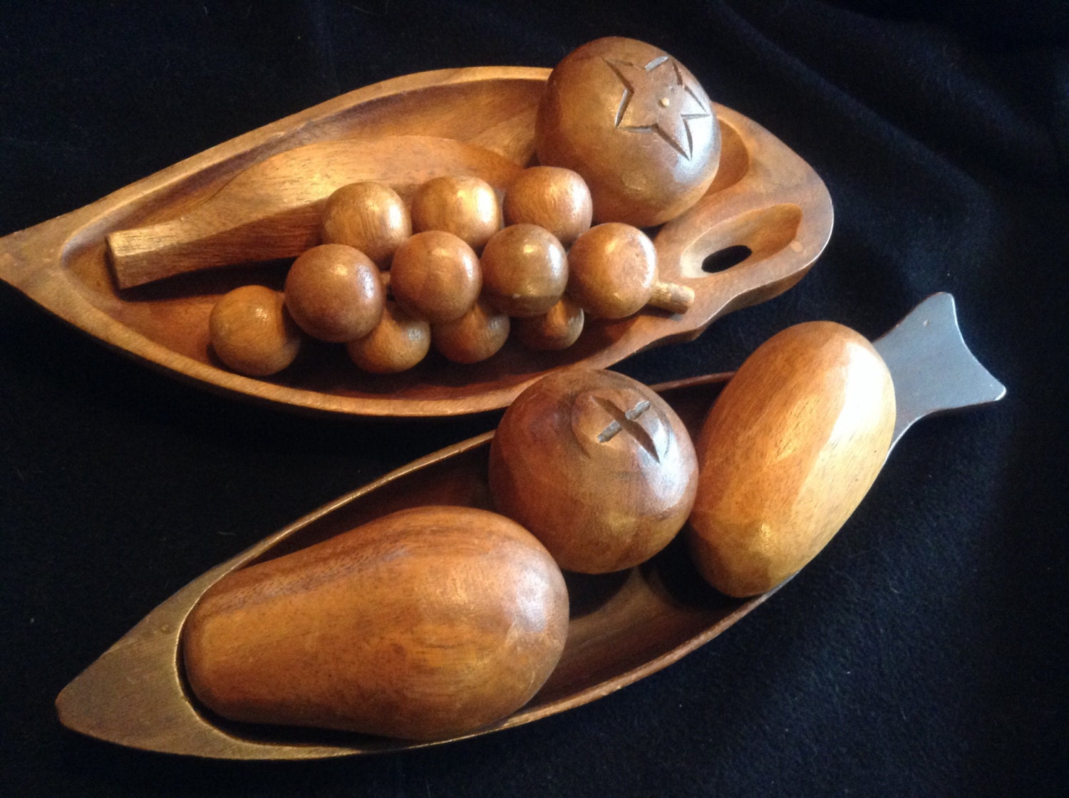 ANTIQUE WOODEN FRUIT and Serving Plates Made of Teak Wood – Haute Juice