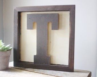 Initial plaque | Etsy