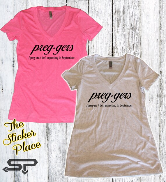 Preggers Definition Shirt Preggers Shirt by ItsYourDayClothing