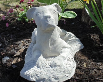 Pit bull sculpture | Etsy