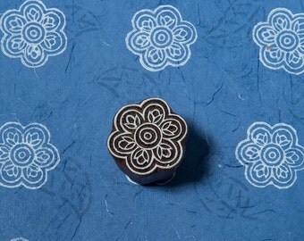 Indian pattern wooden printing block by BLOCKWALLAH on Etsy