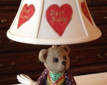 Popular items for teddy bear lamp on Etsy