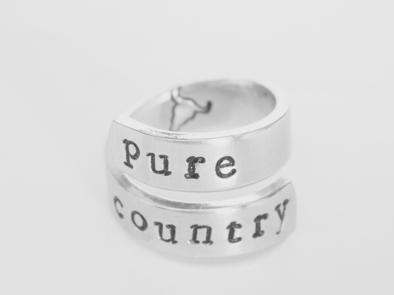 Pure Country Twist Ring Country Lover Ring Gift Under 20