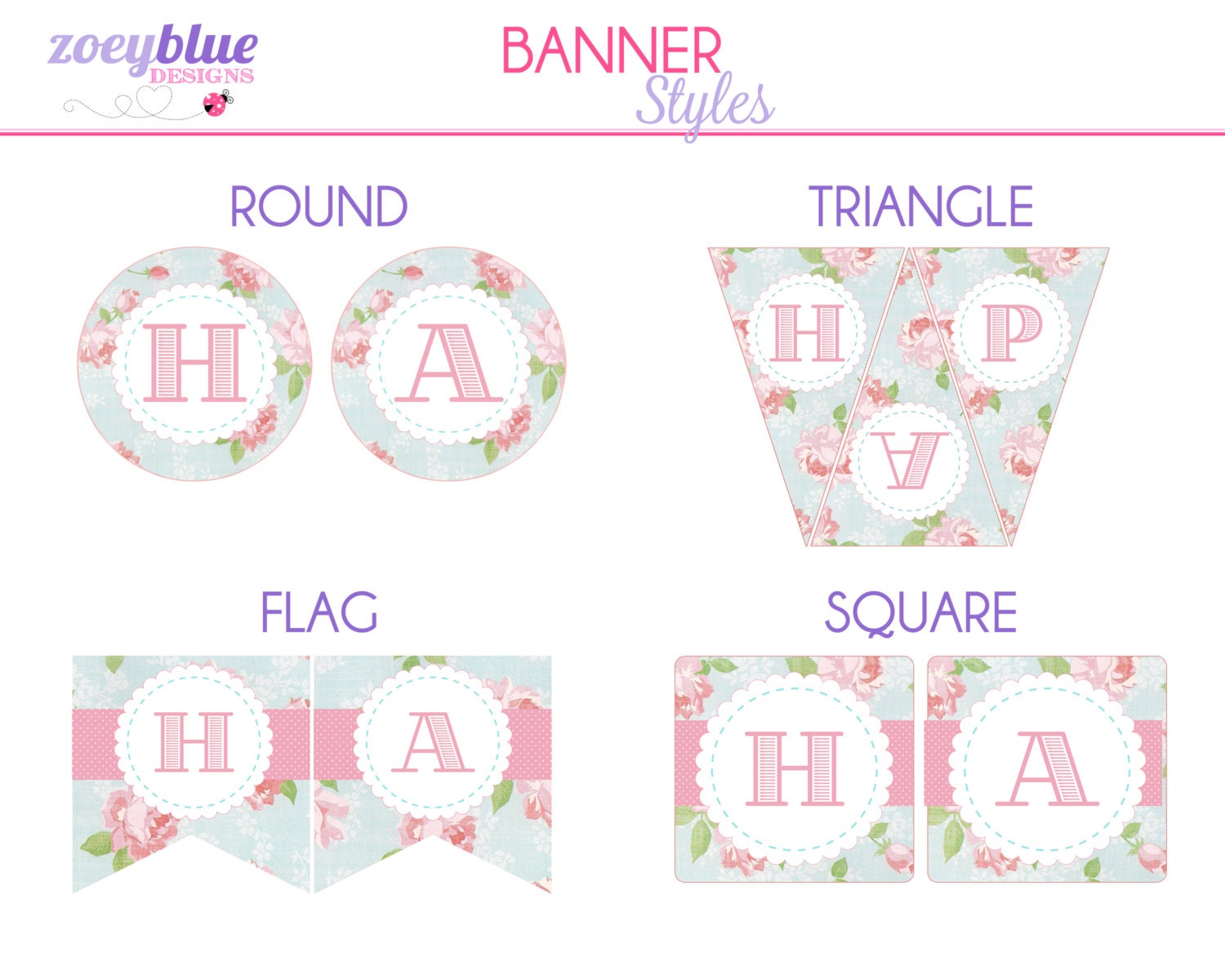 Name Banner Add-On by ZoeyBlueDesigns on Etsy