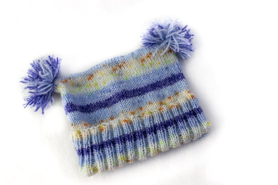KNITTING PATTERN Knit Hats Square Knit Hats Pompom Hats