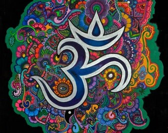 Om print | Etsy