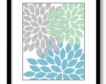 Popular items for grey and mint green on Etsy