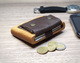 Unique wooden wallet related items | Etsy