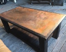 Popular items for copper coffee table on Etsy
