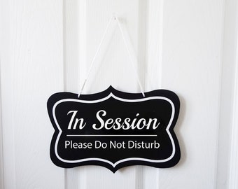 In session sign | Etsy