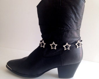 Rhinestone boots | Etsy