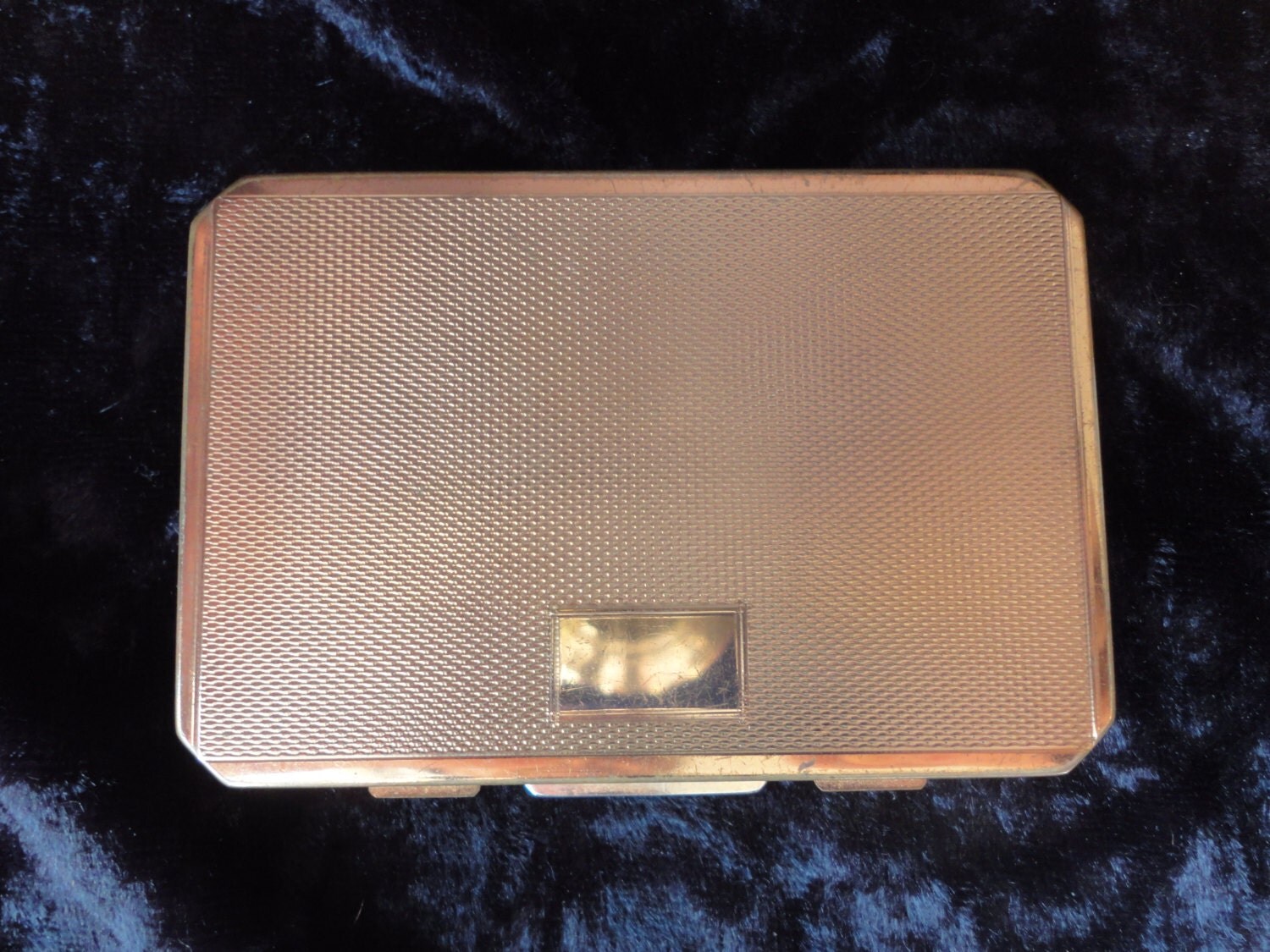 Vintage Art Deco Style Rectangular Powder Compact by Stratton – Made in ...