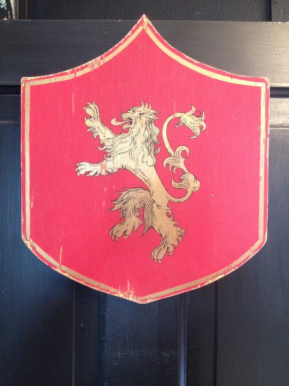 House Lannister coat of arms by SMITHSEMPORIUM on Etsy