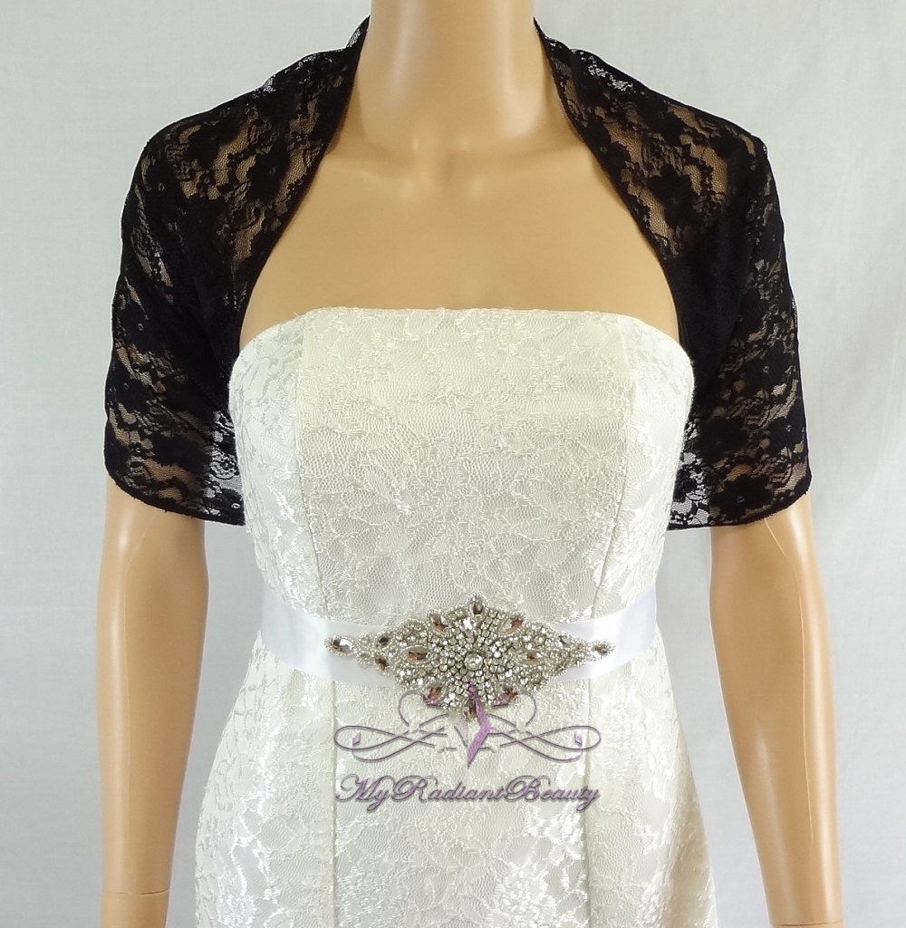 Bridal Lace Wrap Stole Black Lace Shawl Bridal Silk Lace