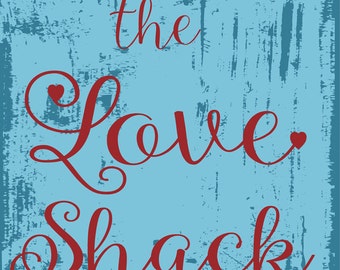 Love shack sign | Etsy